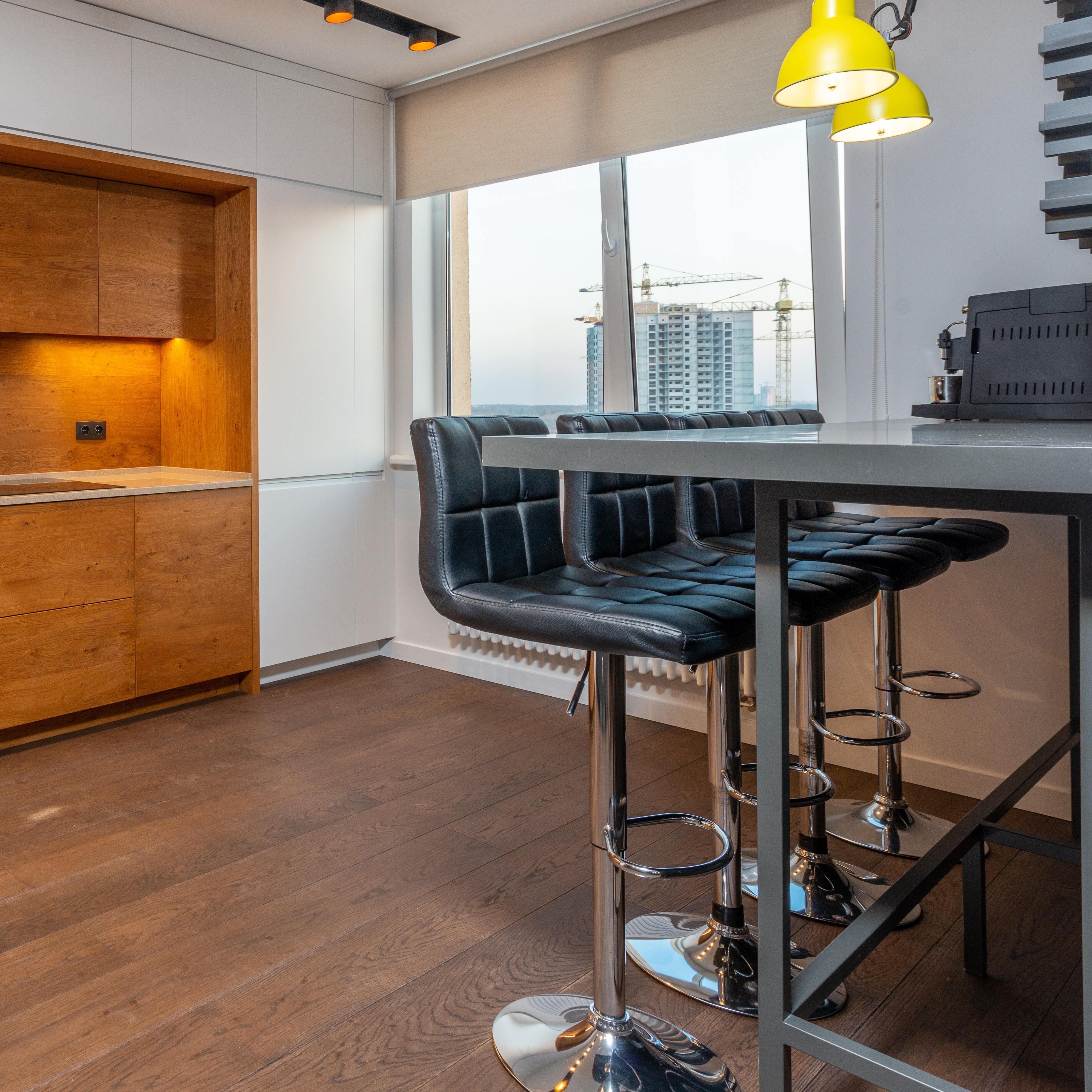 Different Types of Bar Stools with Silver Bases | Furniture Planet